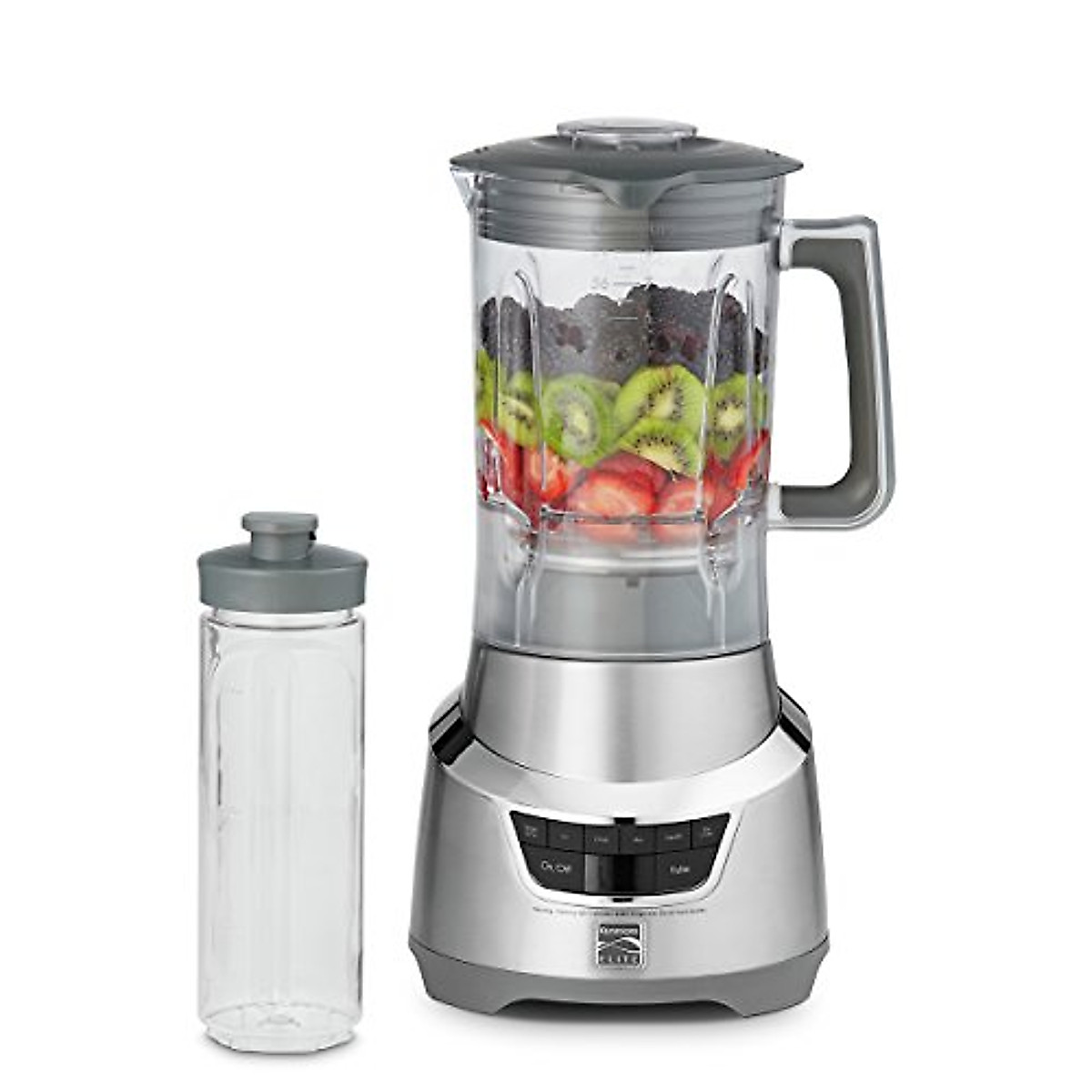 Kenmore Elite 76773 1.3 Horsepower Blender with Single Serve Cup in Stainless Steel
