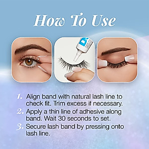 ARDELL Light As Air 523, plus a Bonus DUO Adhesive, 1g Clear