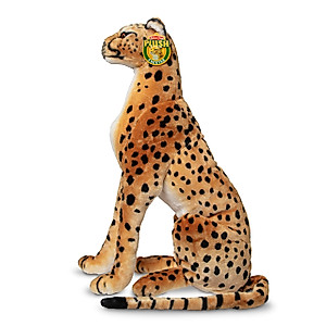 Melissa & Doug Giant Cheetah - Lifelike Stuffed Animal (Stands Nearly 3 Feet Tall)