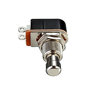 ESUPPORT Guitar Effects Pedal Box Momentary SPST Button Stomp Foot Switch Push Button Pack of 5