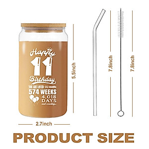 kwsnatel Sister Birthday Gift Ideas - Sister Gifts - Sister Birthday Gifts from Sister - Personalized Gifts for Women - Best Friend Birthday Gifts for Women - 16 Oz Coffee Can Drinking Glass Cup