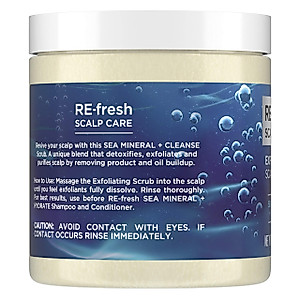 RE-fresh Scalp Care - Exfoliating Scalp Scrub - Sea Mineral + Cleanse (8.8 oz)