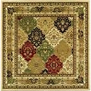 SAFAVIEH Lyndhurst Collection 2'3" x 12' Multi / Ivory LNH221A Traditional Oriental Non-Shedding Living Room Bedroom Runner Rug
