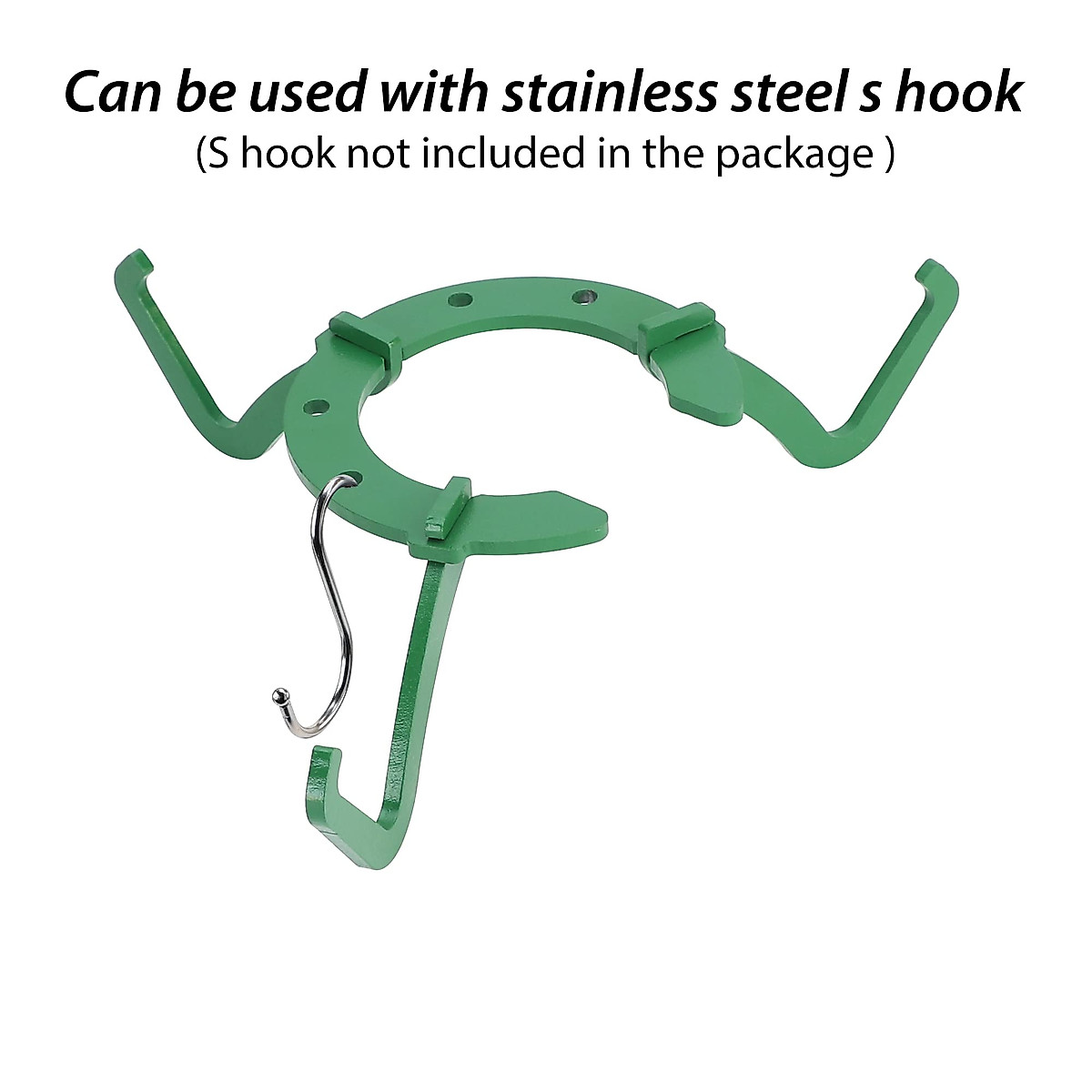 hynade Gas Tank Hanger, Three Hooks Steel Welding Hanger, Welding Accessory, Hang your Welding Helmet, TIG Torch, MIG Torch, Gloves