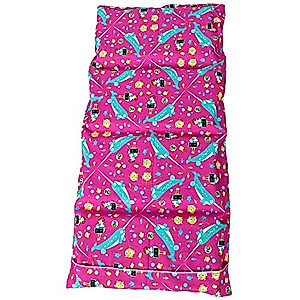 KinderMat 1.5" Thick + PBS Kids Kinderbundle - 1 Washable Cover, Special Edition - Narwhal Expedition - Regular, Sheet is 47" x 22", Great for Daycare & Family Households