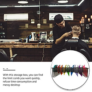 Clipper Guard Holder Organizer, Guard Holder Barber, Hair Clipper Case, Electric Hair Clipper Limit Comb Organizer Guide Comb Storage Case, Clipper Guard Holder Organizer