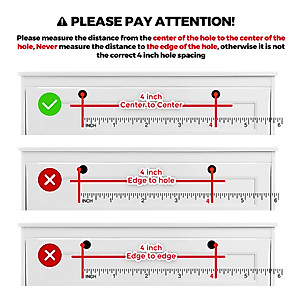 Ravinte 25 Pack Black Cabinet Pulls 4 Inch Square Cabinet Handles Matte Black Kitchen Hardware for Cabinet Square Drawer Pulls