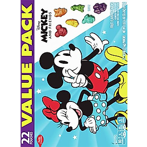 Mickey & Friends Fruit Flavored Snacks, Treat Pouches, Value Pack, 22 ct