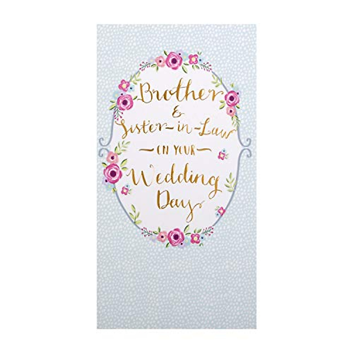 Wedding Congratulations Card for Brother and Sister-in-Law from Hallmark - Large Slim Design