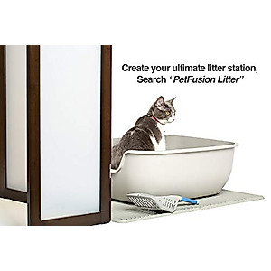 PetFusion ModestCat Litter Box Privacy Screen (3' tall; 4' wide). Cat litter box furniture best for your cat's health