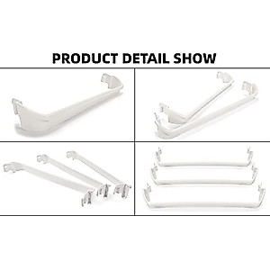 Replacement for 240534701(Middle) 240534901 Refrigerator Door Shelf Compatible with Frigidaire Kenmore Refrigerator Rack Bar Replacement for AP3214631 PS734936 948952 AP3214630 PS734935