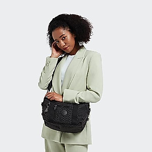 Kipling Women’s Art Mini Tote Bag, Lightweight Small Weekender, Nylon Travel Handbag, Signature Emb