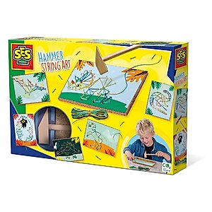 SES Creative 14957 Hammer String Art Dinos