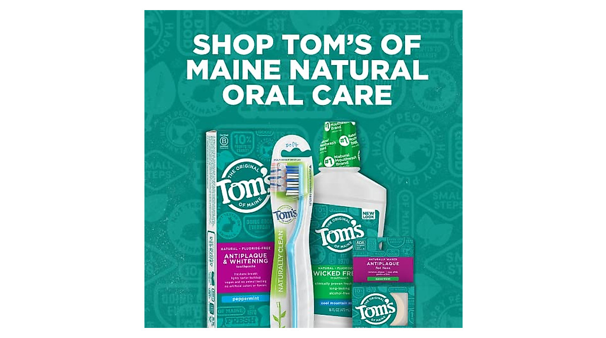 Tom's of Maine Natural Mouthwash – Fresh Breath 6-Pack