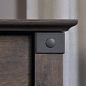 Sauder Carson Forge 4-Drawer Chest, Coffee Oak finish