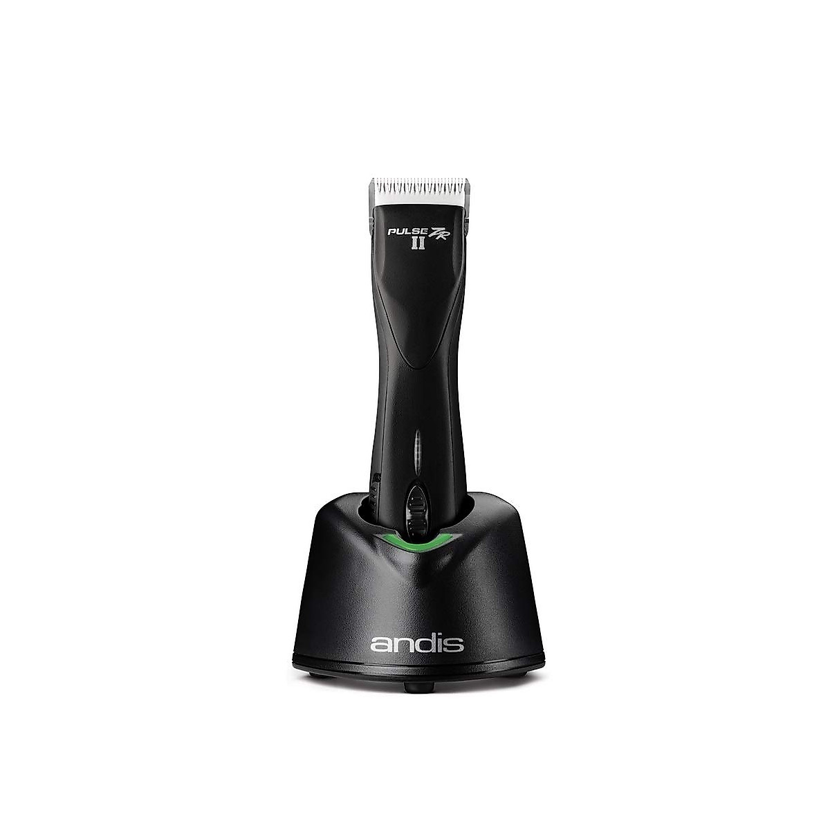 Andis Pulse Zr II 5-Speed Detachable Blade Clipper, Cordless, Removable Lithium Ion Battery - Black, dogs