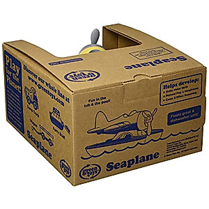 Green Toys Seaplane, Yellow/Green CB - Pretend Play, Motor Skills, Kids Bath Toy Floating Vehicle. No BPA, phthalates, PVC. Dishwasher Safe, Recycled Plastic, Made in USA.
