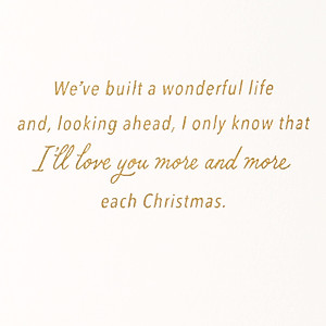 Hallmark Romantic Christmas Card (All I Want for Christmas)