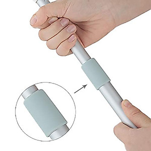 Long Reach Stick with Hook Telescoping Long Reach Closet Pole 45.67" Adjustable Long Reach Stick Clothes Poles Extending Closet Hook Pole(Blue)