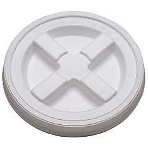 5 Gallon White Gamma Seal Lids -12 Pack