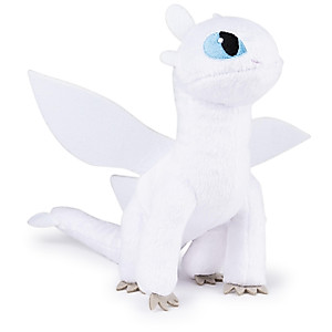 DreamWorks Dragons, Lightfury 8-inch Premium Plush Dragon, for Kids Aged 4 and Up