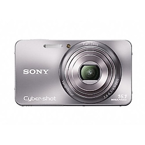 Sony Cyber-Shot DSC-W570 16.1 MP Digital Still Camera with Carl Zeiss Vario-Tessar 5x Wide-Angle Optical Zoom Lens and 2.7-inch LCD (Silver) (OLD MODEL)