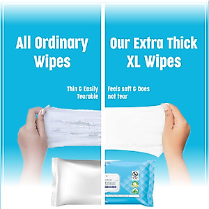 Premium Formulations HIGH Traction XL WASH Cloths - UBER Thick, Large, & Strong (56 Wipes)