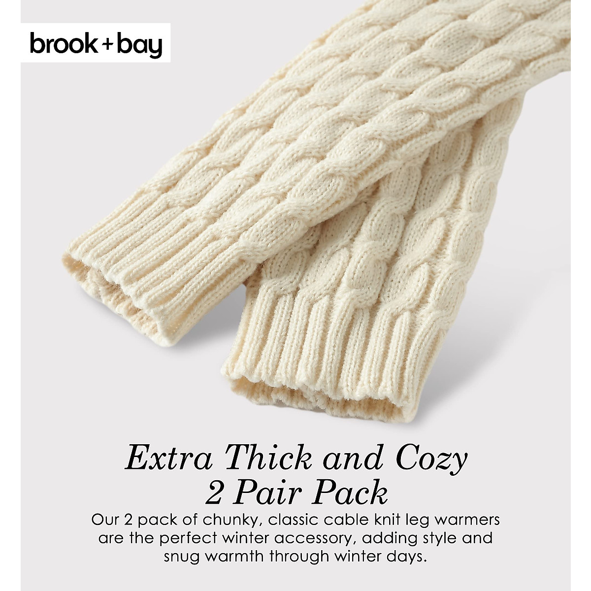 Leg Warmers for Women - Cable Knit Leg Warmers - Knitted Ankle Warmers - Winter Boot Cuffs for Women - Warm Calf Leg Warmers