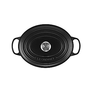 Le Creuset Enameled Cast Iron Signature Oval Dutch Oven, 6.75 qt., Licorice