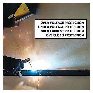 RADNA Portable Home Beginner Lightweight Welder DKA-250Y 4.1KVA Inverter Arc Electric Welding Machine 220V MMA Welder for DIY Welding Working and Electric Working