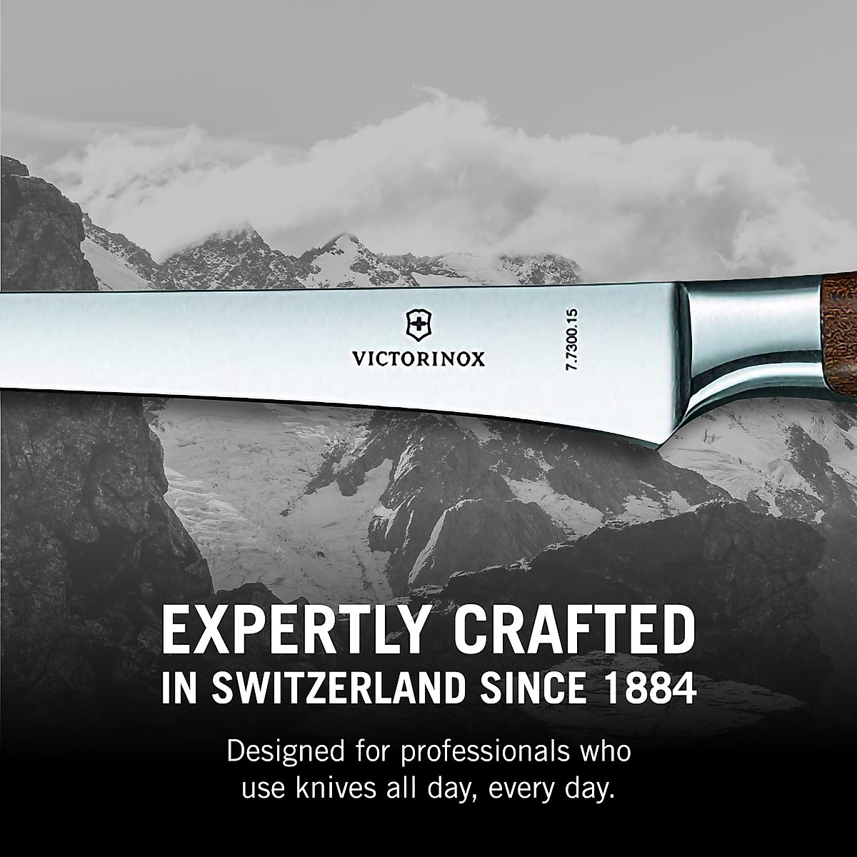 Victorinox Grand Maitre Boning Knife - Kitchen Knife for Cutting Meat - Premium Cooking Knife for Home Kitchen Essentials - Wood Handle, 6"