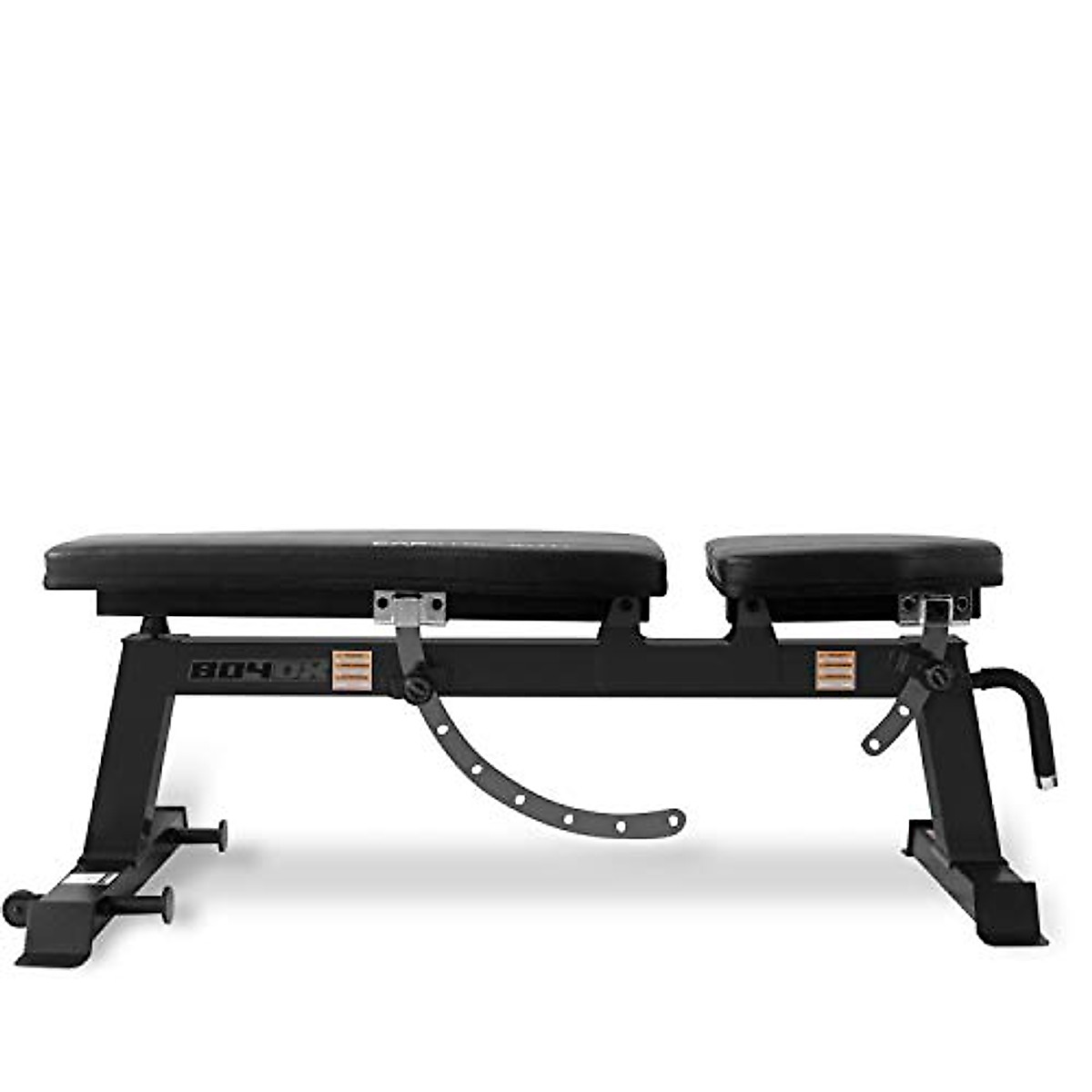 CAP Barbell Deluxe Utility Weight Bench, Full Black, Square Backpad (FM-CS804DX-BK)