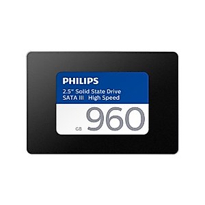 PHILIPS 960GB 2.5” SATA III Internal SSD, Solid State Drive, Up to 550MB/s Read