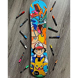 posca 153544849 0.1-10 mm Tip Waterbased Paint Marker - Assorted Colours (Pack of 10)