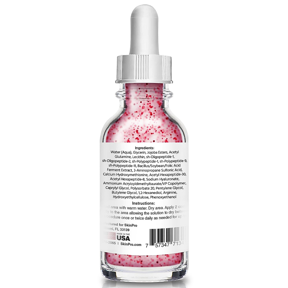 Skin Pro Skin Care Epidermal Serum for Face - PRP Facelift - IGF, EGF Serum - Serum for Face, Face Care, HGF Serum, Platelet-Rich Plasma Deep Anti-Wrinkle Serum with Jojoba Beads