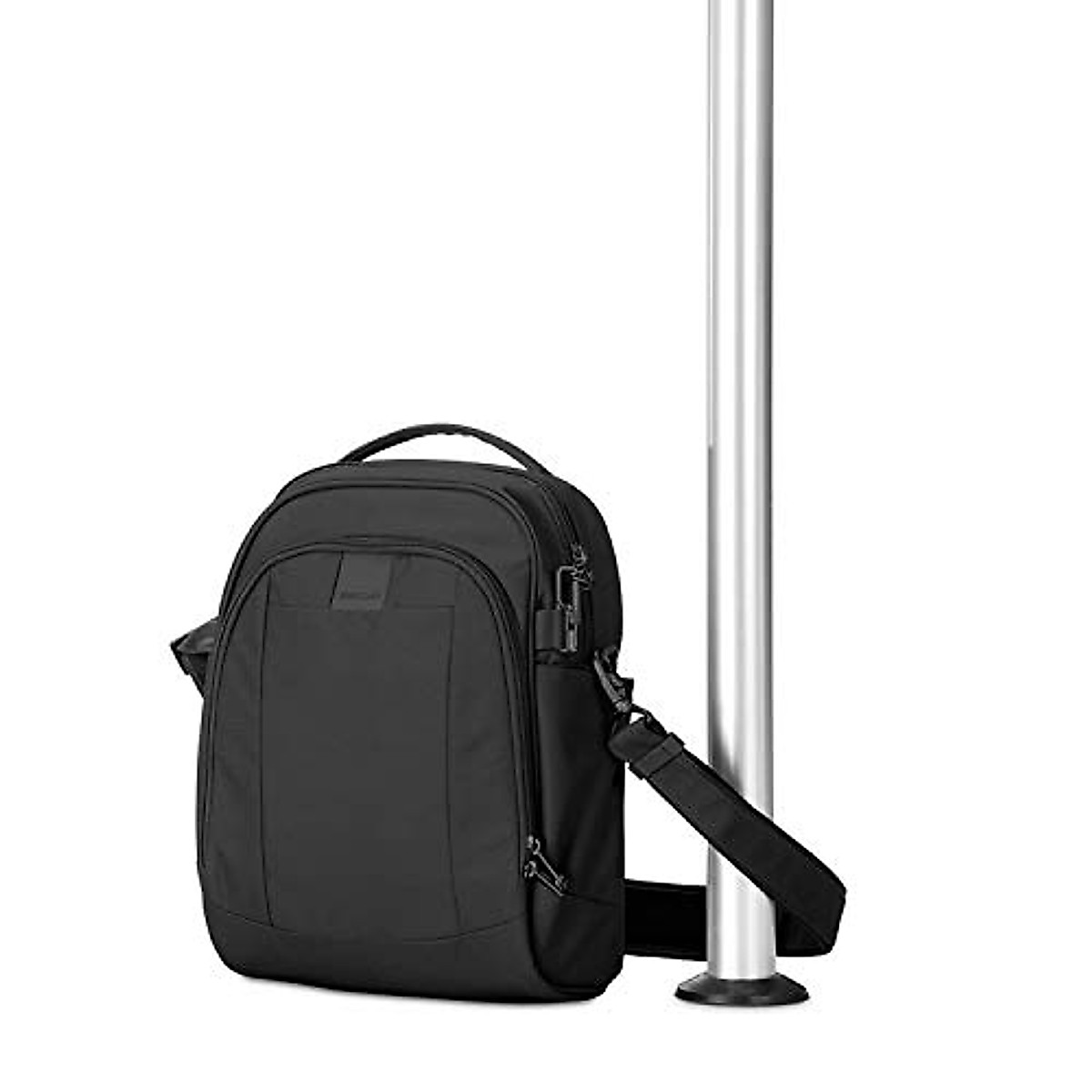 Pacsafe Metrosafe LS250 Lightweight Anti Theft Shoulder Bag, 12 Liter - Black