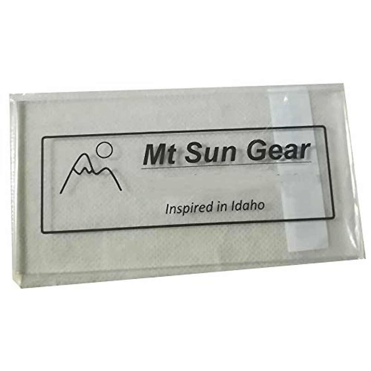 Mt. Sun Gear Heavy Duty Acrylic Wax Scraper for ski and Snowboard Tuning. 4MM Thick. Perfect for Downhill, Snowboards or XC skis to Perfect for Alpine Skis and Snowboards (Clr1pk)