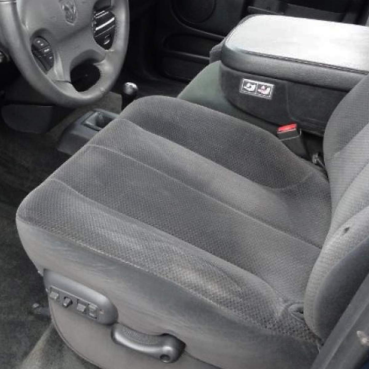 Auto Dynasty Left/Driver Side Bucket Seat Bottom Lower Cushion Pad Compatible with Dodge Ram 1500 2500 3500 98-02