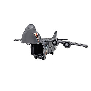 Toy Aircraft Carrier Army Men with Cargo Plane 18 Warplane Fighter Jets and 6 Extra Military Vehicles