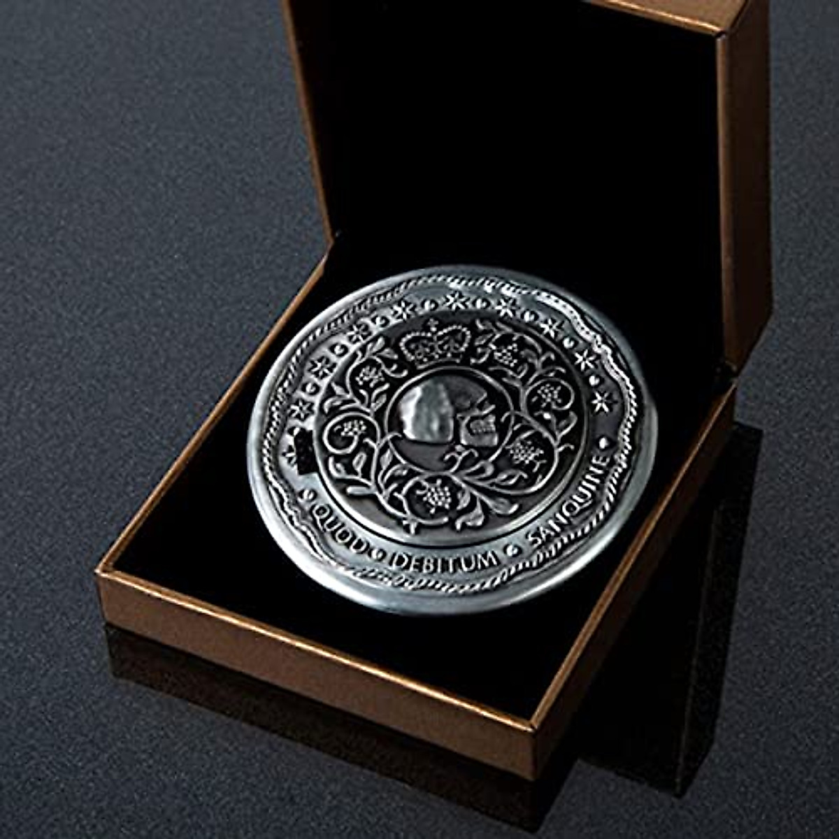 FESTIVALCOS Blood Oath Marker - Coin Replica Vintage Props Grey
