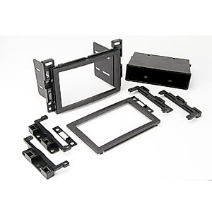 Scosche GM2500B Compatible with Select 2005-Up GM ISO Double DIN & DIN+Pocket Dash Kit Black