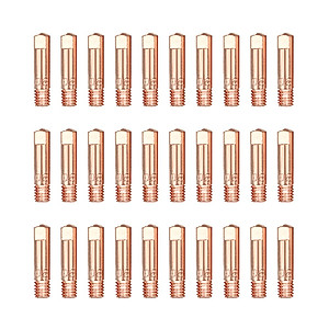 Copper Contact Tips .035'' / .030'' 30-pk Mig Welding Torch 11-30 Accessories for 15AK MIG/MAG Welding Torch MIG Guns (0.030'')