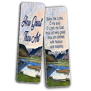 Be Still My Soul Religious Bookmarks Cards (60-Pack) - Stocking Stuffers for Men Women Baptism, Youth Group, Cell Group, VBS Bible Study, Mission Trip - Best Church Supplies
