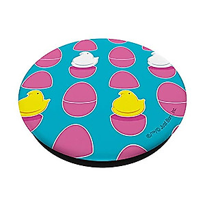 Peeps Hatching Out Of Plastic Easter Eggs Pattern PopSockets Swappable PopGrip
