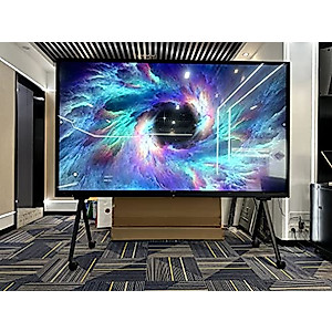 GTUOXIES 110 Inch UHD LED Smart TV, 4K Screen Television with Mount & Stand TS110TV High Resolution LCD Screen 16:9 Indoor Cinema with Anti-Glass WiFi, HDMI, USB Ports