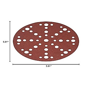 Festool 575188 Rubin 2 P80 Grit 6-Inch (150mm) Diameter Abrasive Sanding Discs, 50-Pack