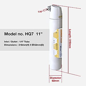 HEALSUMM 4-Stage Under Sink Water Provider System for Home use - Direct Connect, NSF/ANSI 42 Element, KC Certified, Quick Change, Made in Korea (Package Including Faucet)