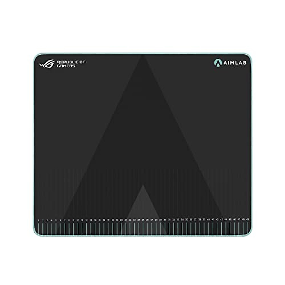 ASUS ROG Hone Ace Aim Lab Edition Gaming Mouse Pad, 508 X 420 x 3 mm, Large Size, Soft, Hybrid Cloth Material, Non-Slip Rubber Base, Esports & FPS Gaming, Black