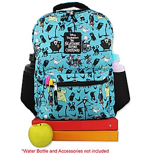 Disney Nightmare Before Christmas Kids 16 Inch School Backpack (One Size, Teal)