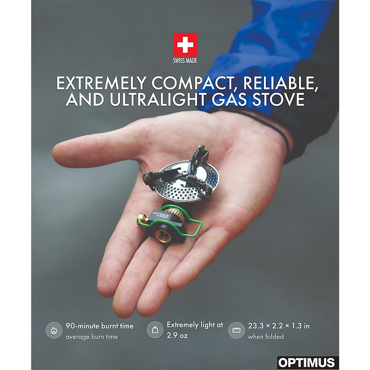 Optimus Crux 8019260 Camping/Hiking Camp Stove